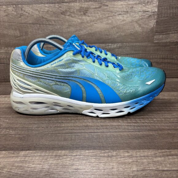 Puma | Shoes | Puma Bioweb Elite Web Cage Blue Green Mens Us Size 2 ...